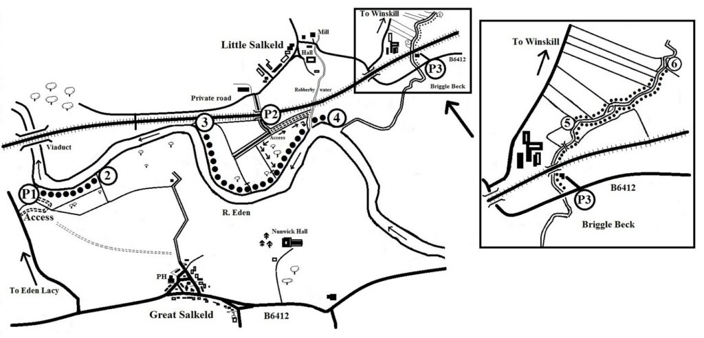 MAP 1 - Anthony Holme, Bell Holme and Briggle Beck | Penrith Angling ...